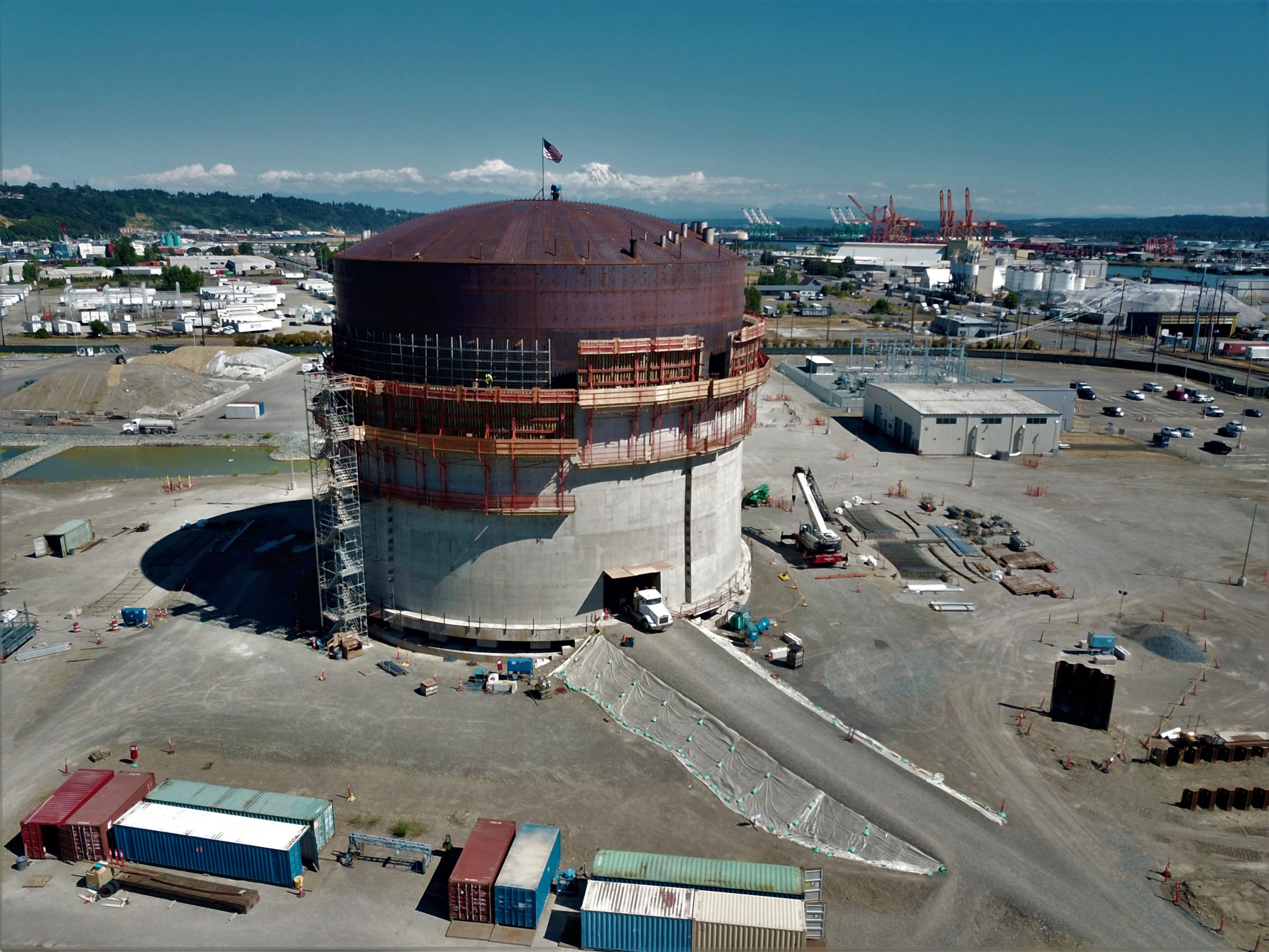 Tacoma LNG Tank - Concrete Construction Company | Baker Construction ...