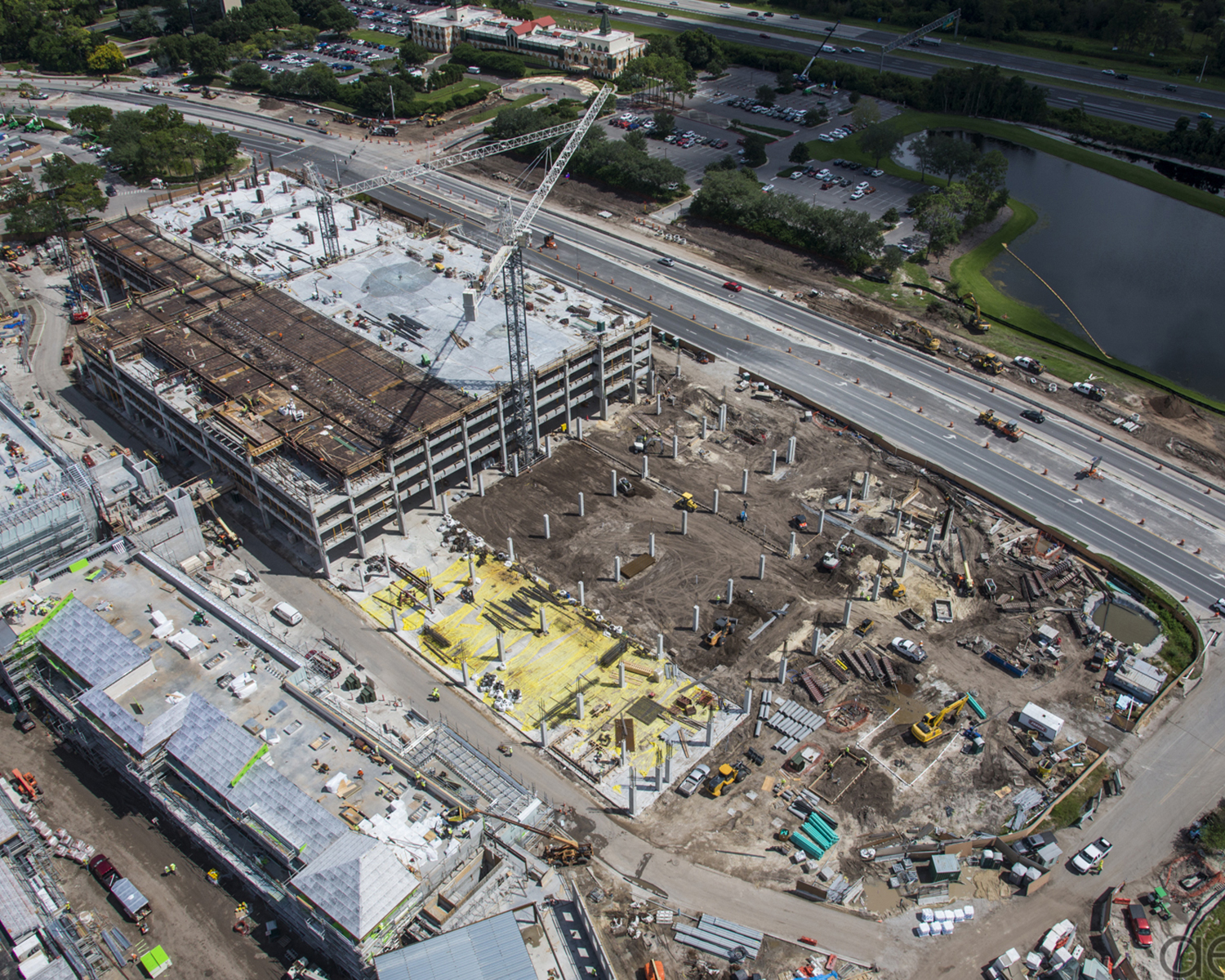 Disney Springs Lime Parking Garage - Concrete Construction Company ...